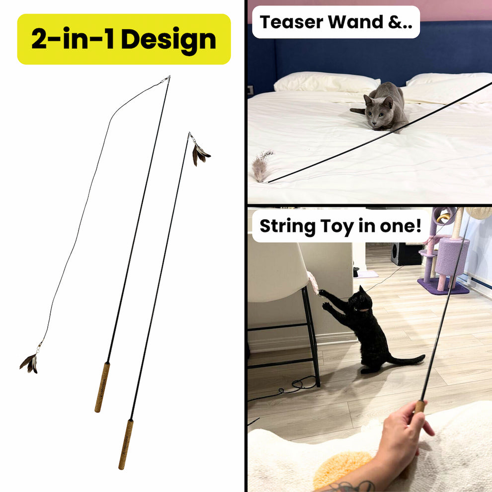 Forever Stick™ - The Unbreakable Cat Wand – Repounce