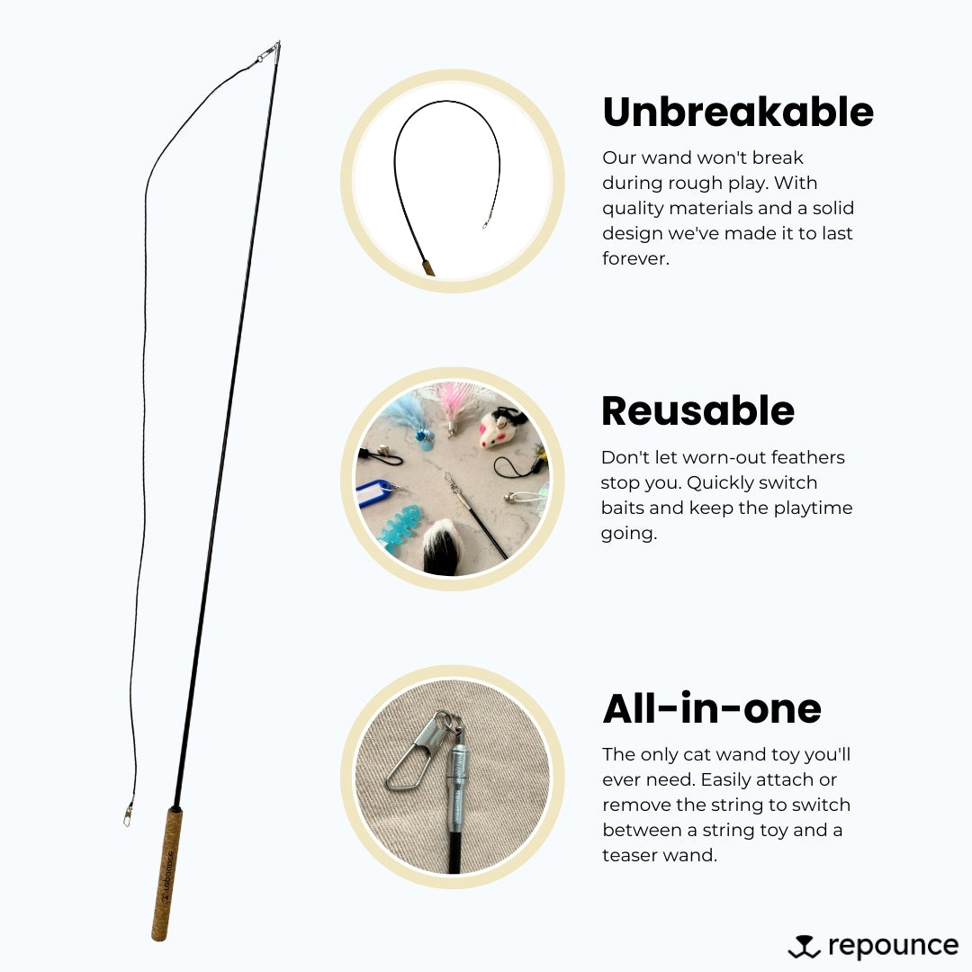 Forever Stick™ - The Unbreakable Cat Wand – repounce