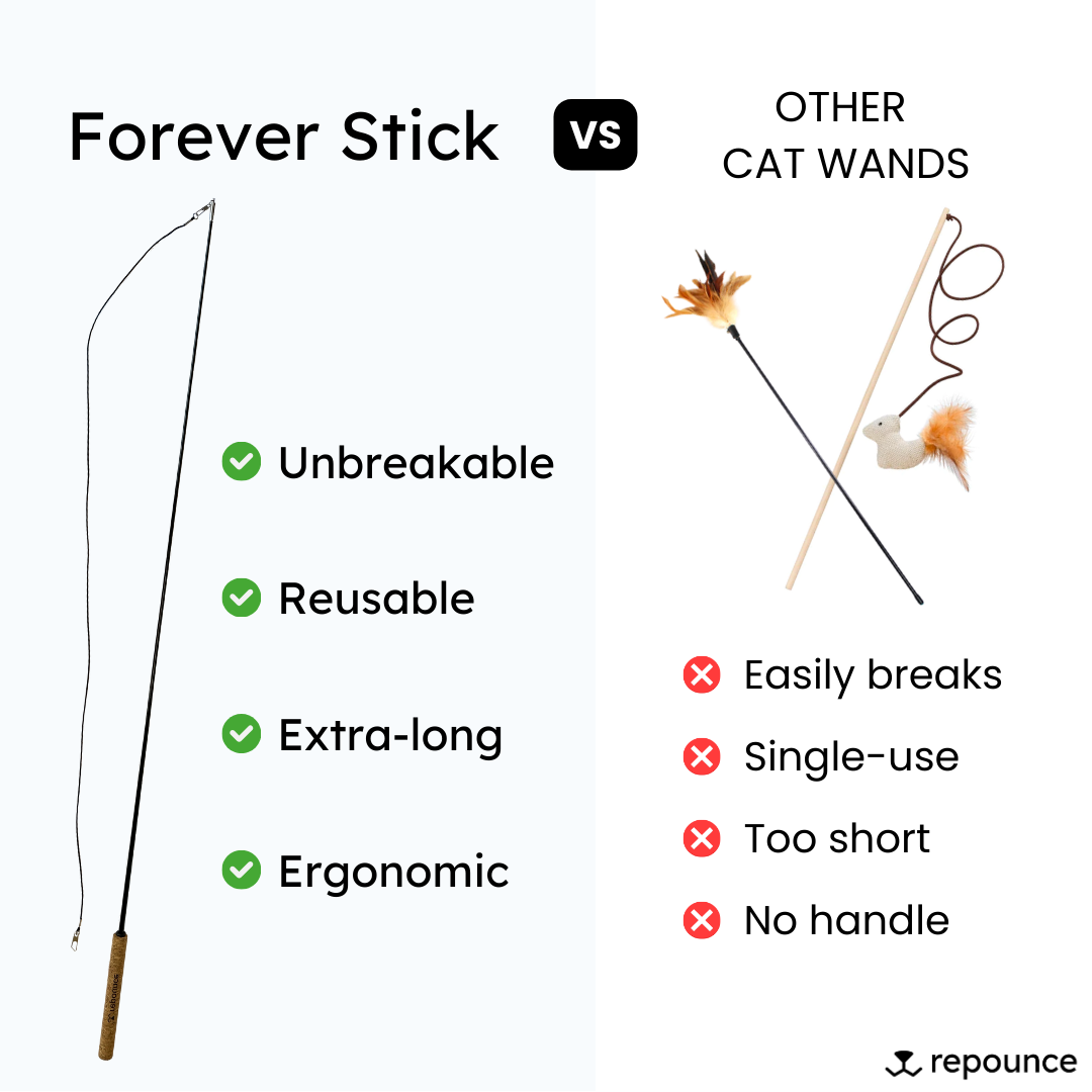Forever Stick™ - The Unbreakable Cat Wand – repounce